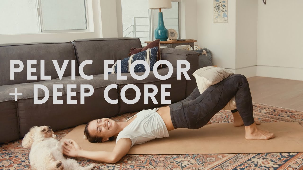 PELVIC FLOOR & DEEP CORE EXERCISES - Kegels for pre/post-natal & incontinence | Dr. LA Thoma Gustin