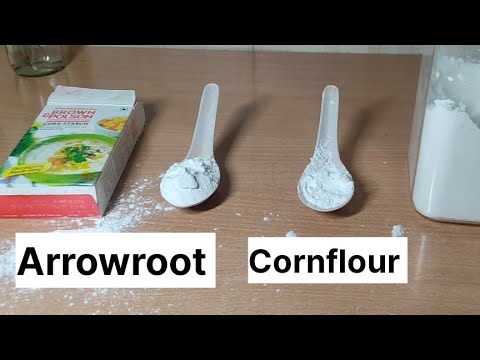 Difference arrowroot and Cornflour ।