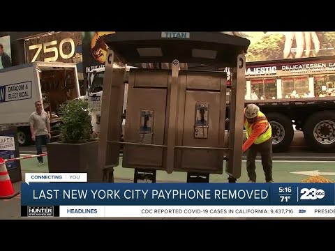 New York removes last public pay phone