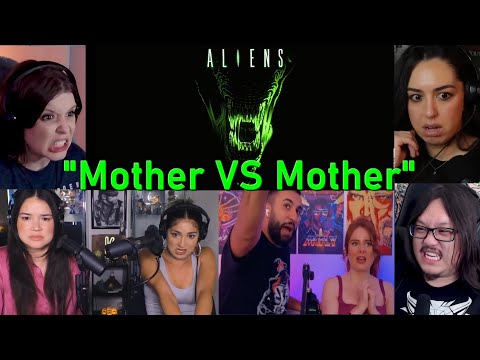 "That is massive!" | ALIENS | Ellen Ripley finds the alien Queen | TOP First Time Reaction Mashup |