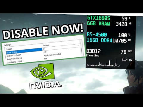 ????NEVER DISABLE THIS OPTION IN NVIDIA CONTROL PANEL????| NVIDIA Image Scaling - NIS✔️