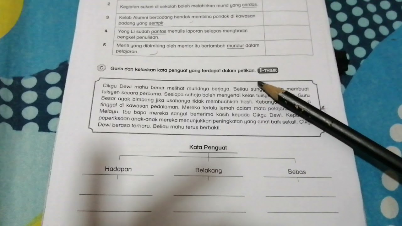 Latihan tatabahasa