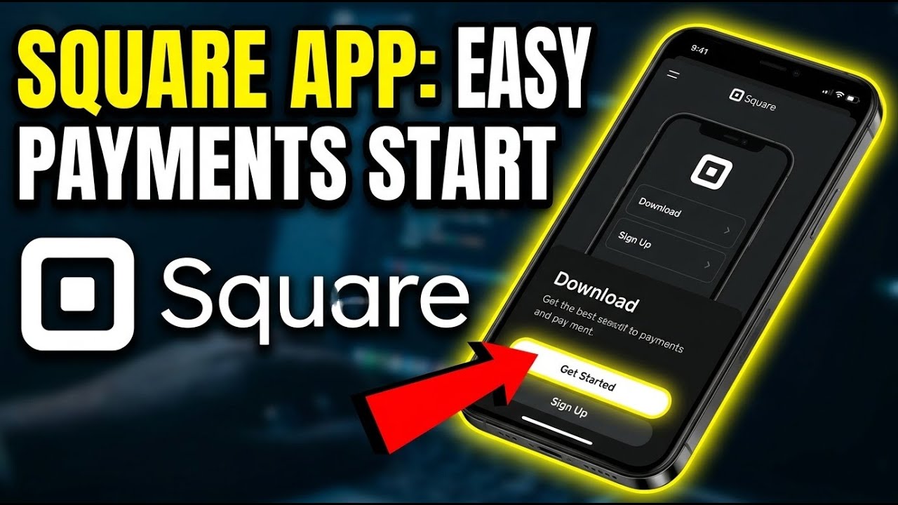 How to download Square app and start using payments - Easy Tutorial