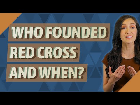 Who founded Red Cross and when?
