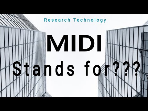 What is MIDI Stands for???