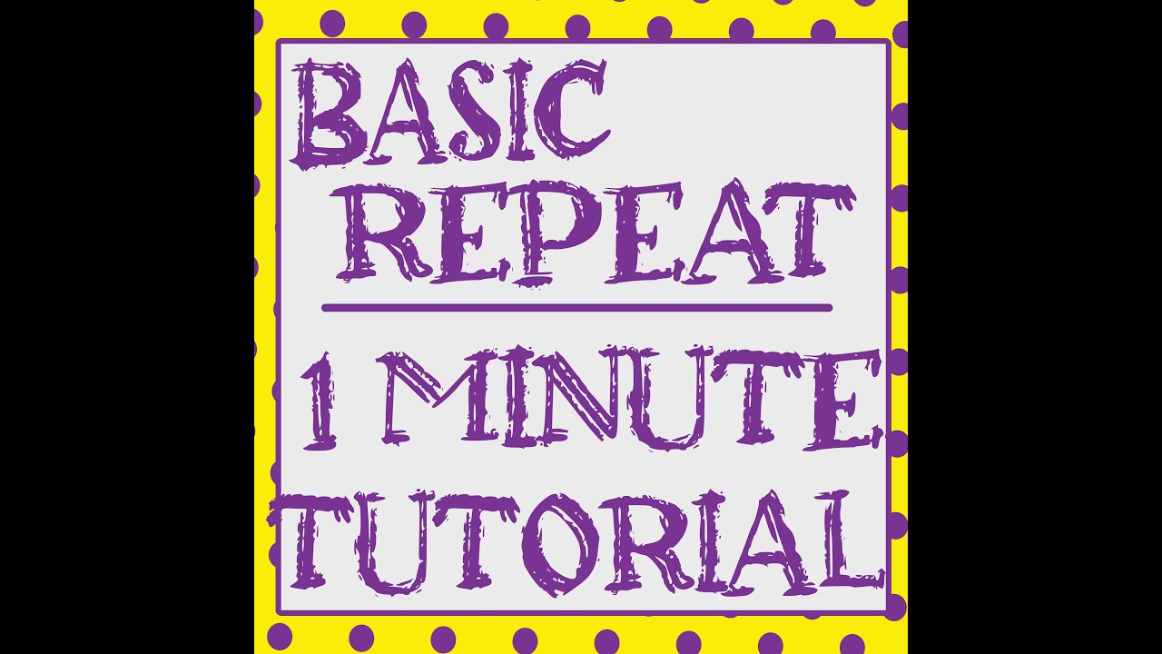Create a Basic Repeat Pattern in Affinity Designer | 1 Minute Speed Tutorial