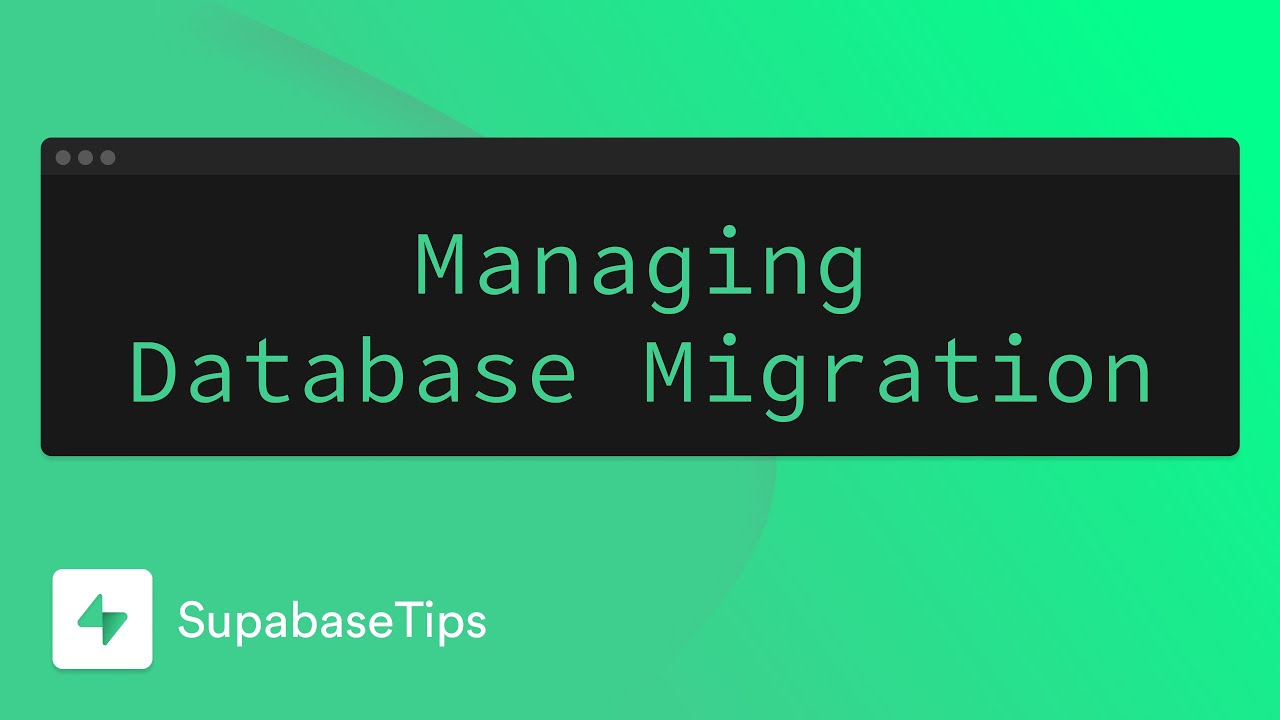 How to Manage Database Migration Using Supabase CLI - SupabaseTips