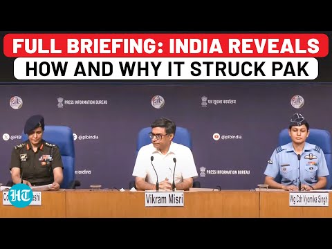 Full Video: Indian Army, Air Force Give Details Of Military Strikes On Pakistan | Operation Sindoor