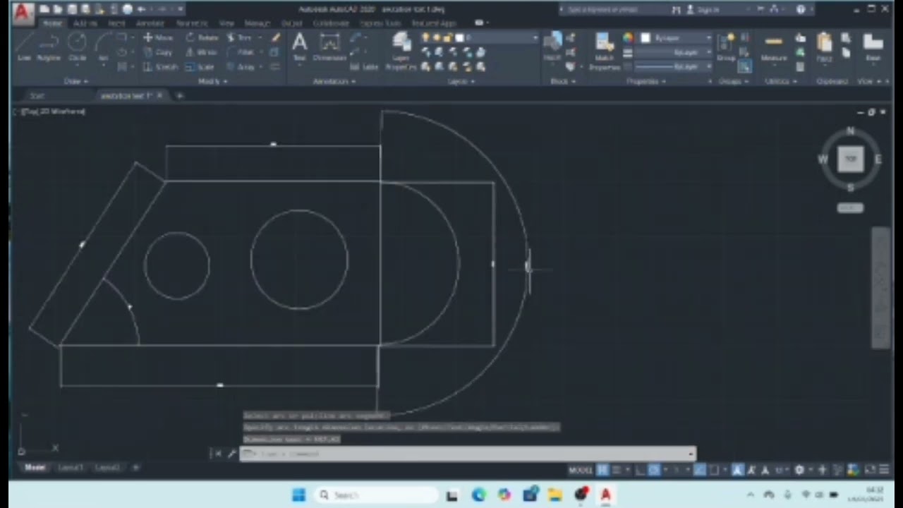 Video Tutorial Menggambar Di Autocad Part 6