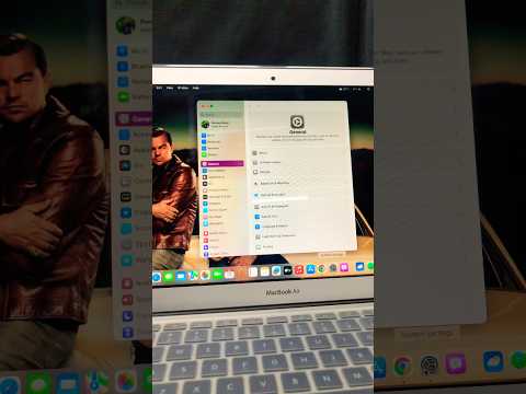 Mac Os Sequoia in Macbook Air 2017 😋 #apple #macbook #macbookair