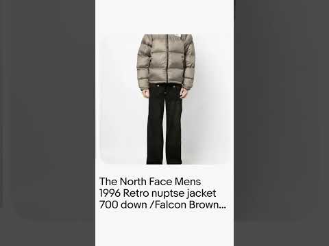 The North Face Mens 1996 Retro nuptse jacket 700 down /Falcon Brown NWT