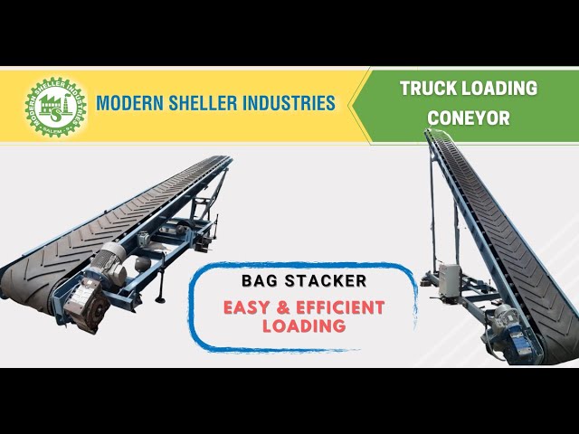 Stacker Conveyor - Double Stage Truck Loading Conveyor Manufacturer ...