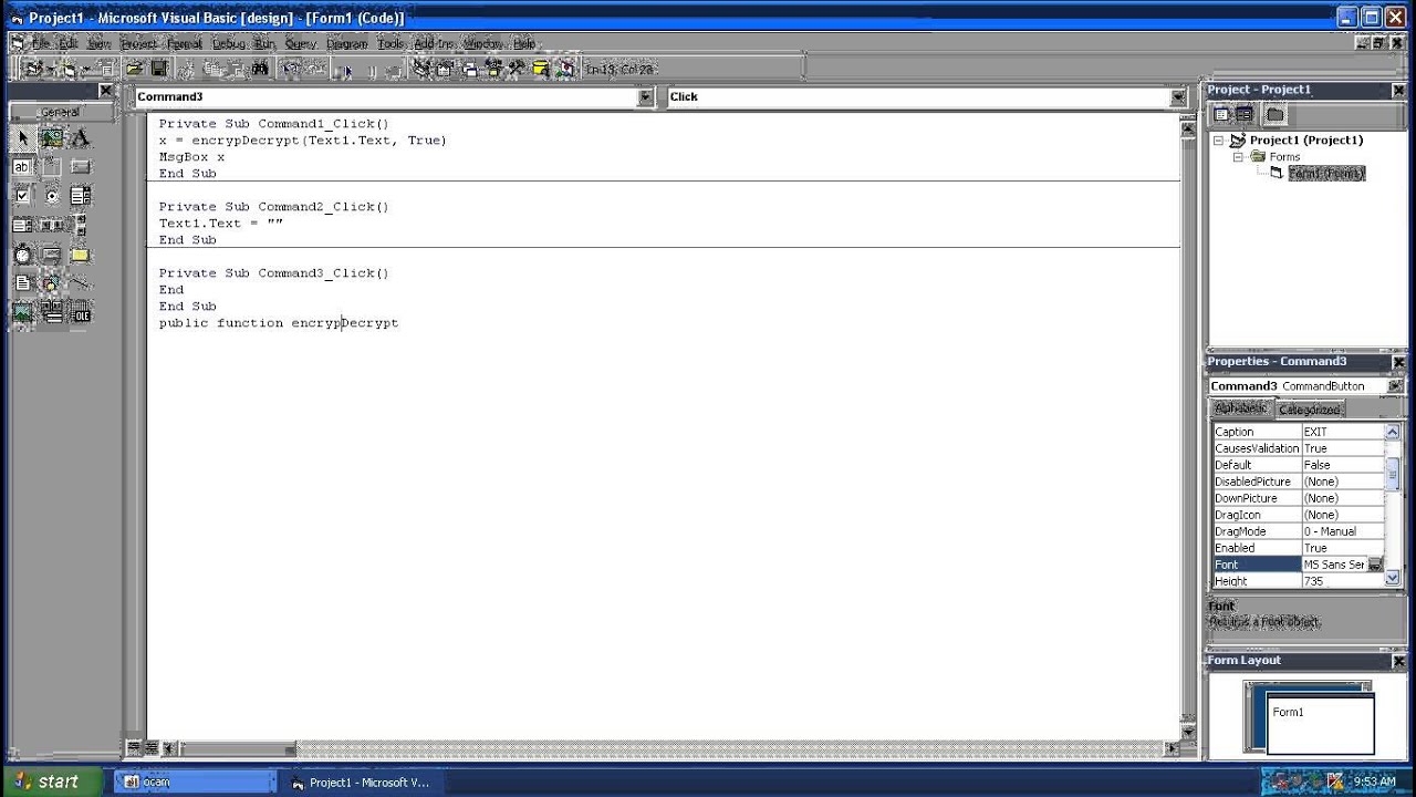 Visual Basic 6.0 Encrypt and Decrypt