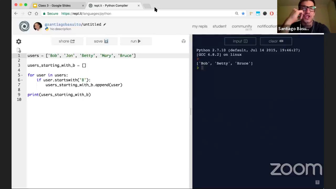 Free Python Course - Class 3 - Collections