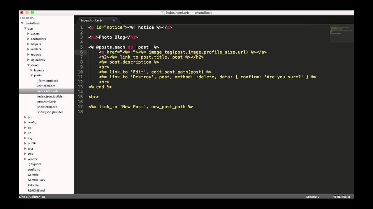Making images clickable in Rails