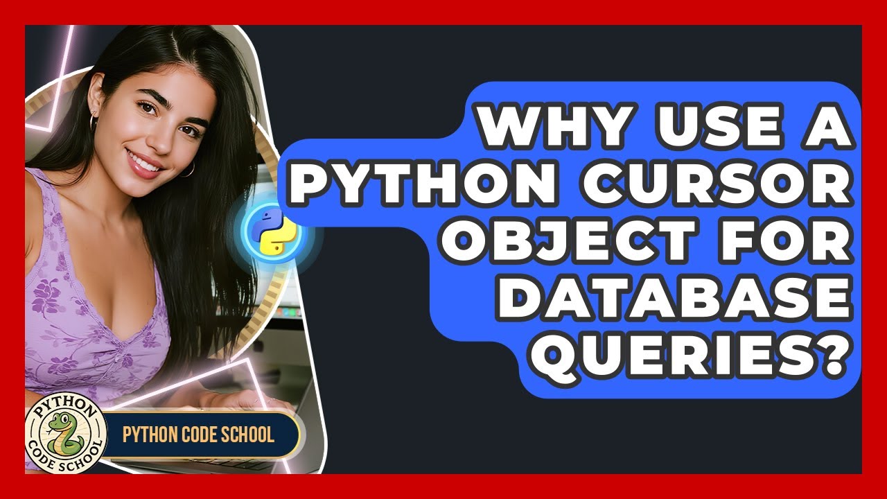 Why Use A Python Cursor Object For Database Queries? - Python Code School
