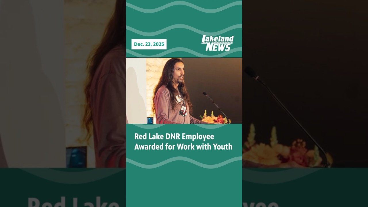 Red Lake DNR Employee Awarded for Work with Youth