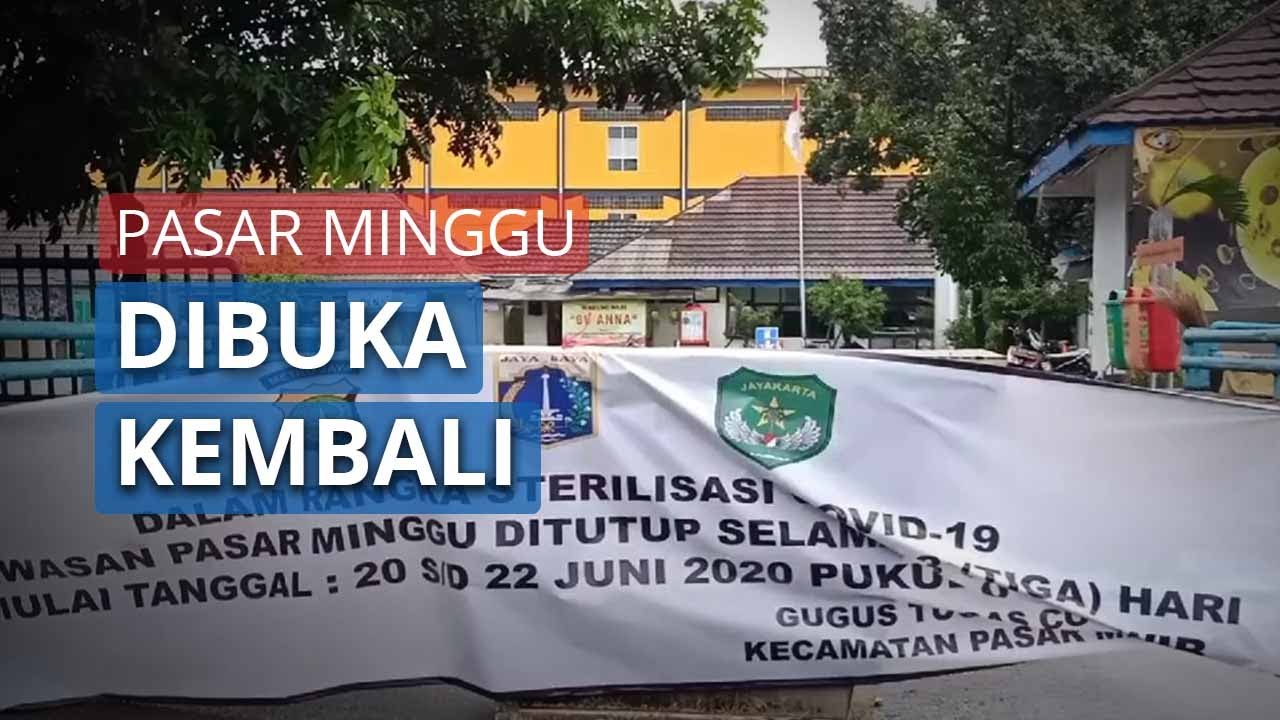 Setelah Disterilisasi, Terminal hingga Pasar Jaya Pasar Minggu akan ...