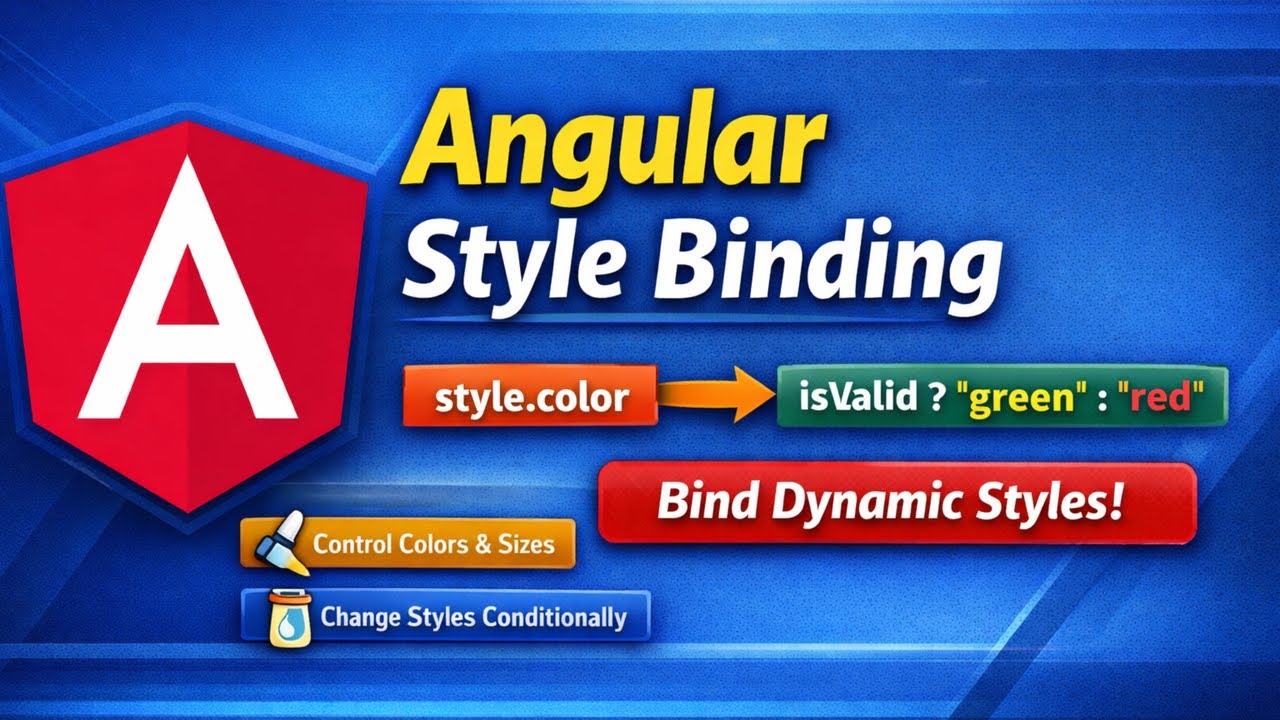 Angular Style Binding Explained with Real-World Examples | Dynamic CSS in Angular