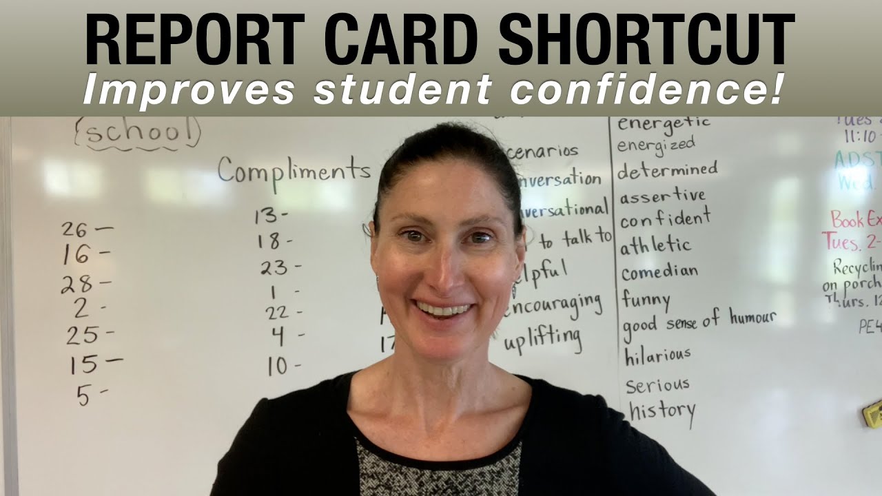 Report Card Shortcut Every Teacher Should Know