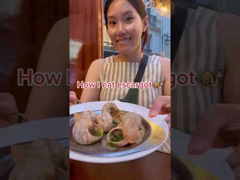 How to eat escargot in France