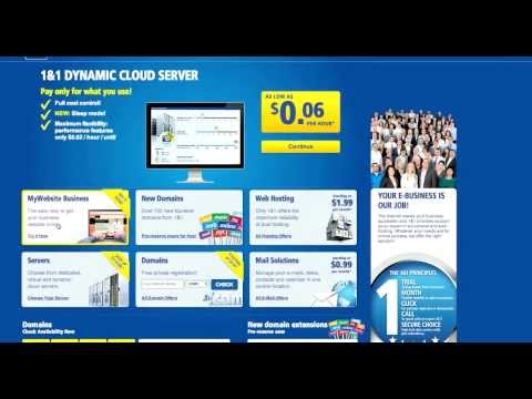 1and1 Web Hosting Review - TBWHS