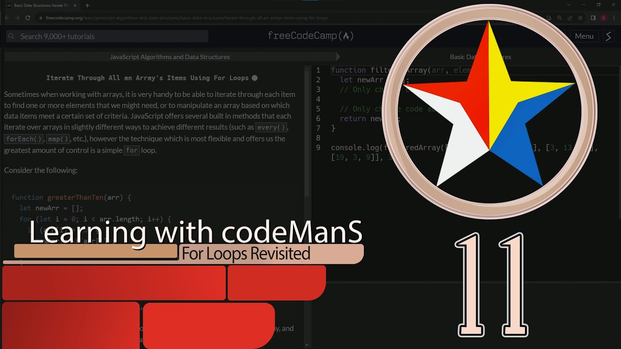 JavaScript Basic Data Structures: Iterate Through All an Array's Items Using For Loops |FreeCodeCamp