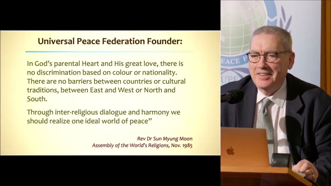 Universal Values as a Foundation for World Peace by Rev Dr David Hanna 21st March 2026