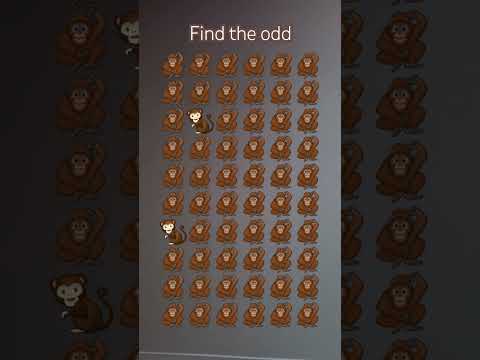 FIND THE ODD #monkey #emoji #viral #games #subscribetomychannel #trending #viral