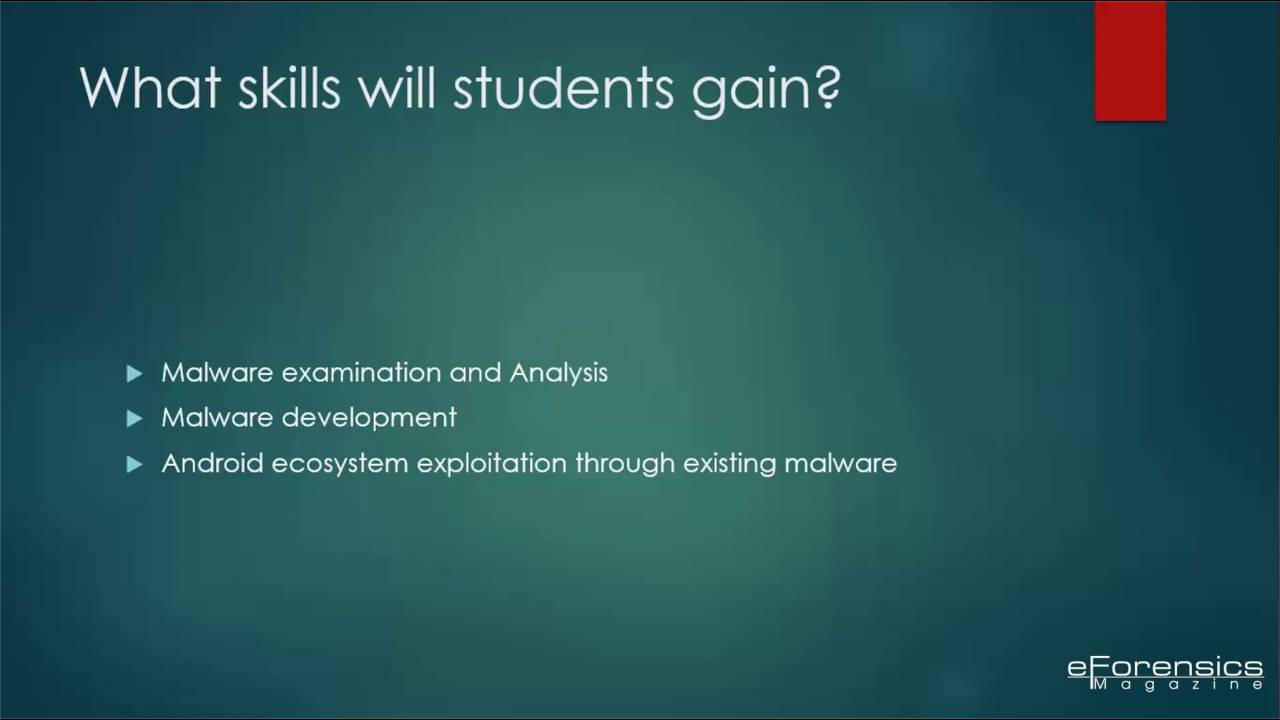Android Malware Analysis - Online Course [eForensics]