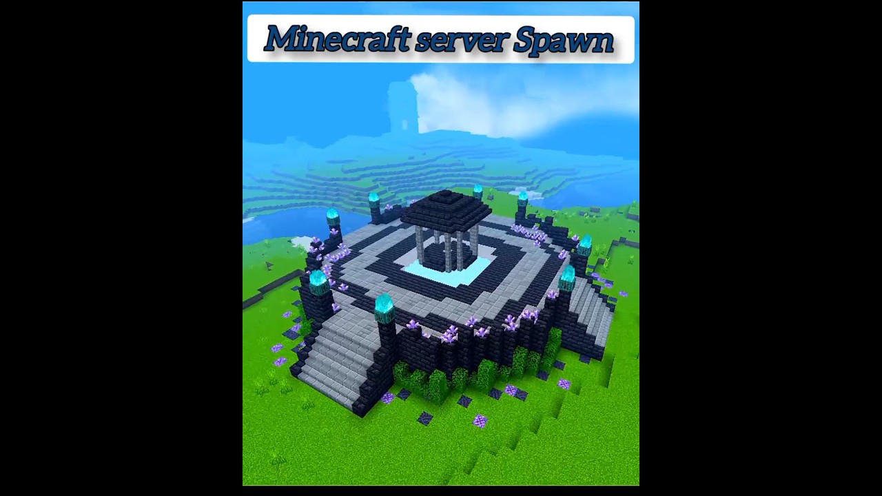 Minecraft server Spawn #minecraft #minecraftbuilding