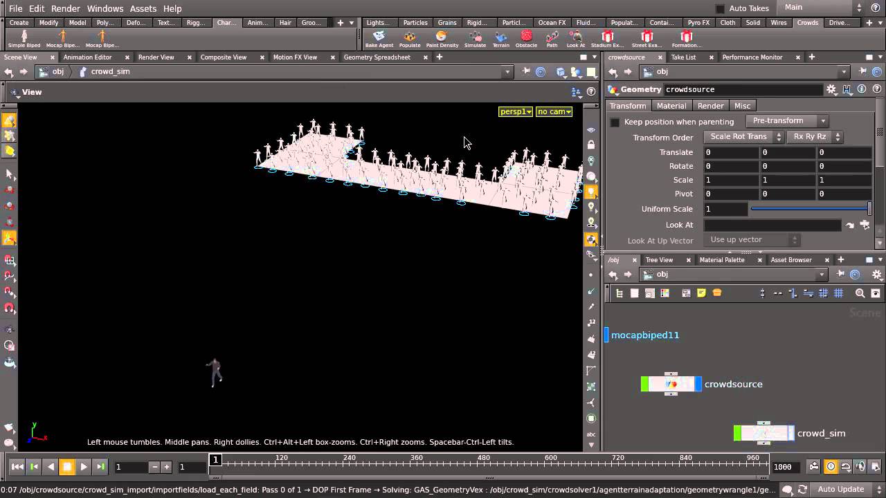 Houdini | Crowds Terrain