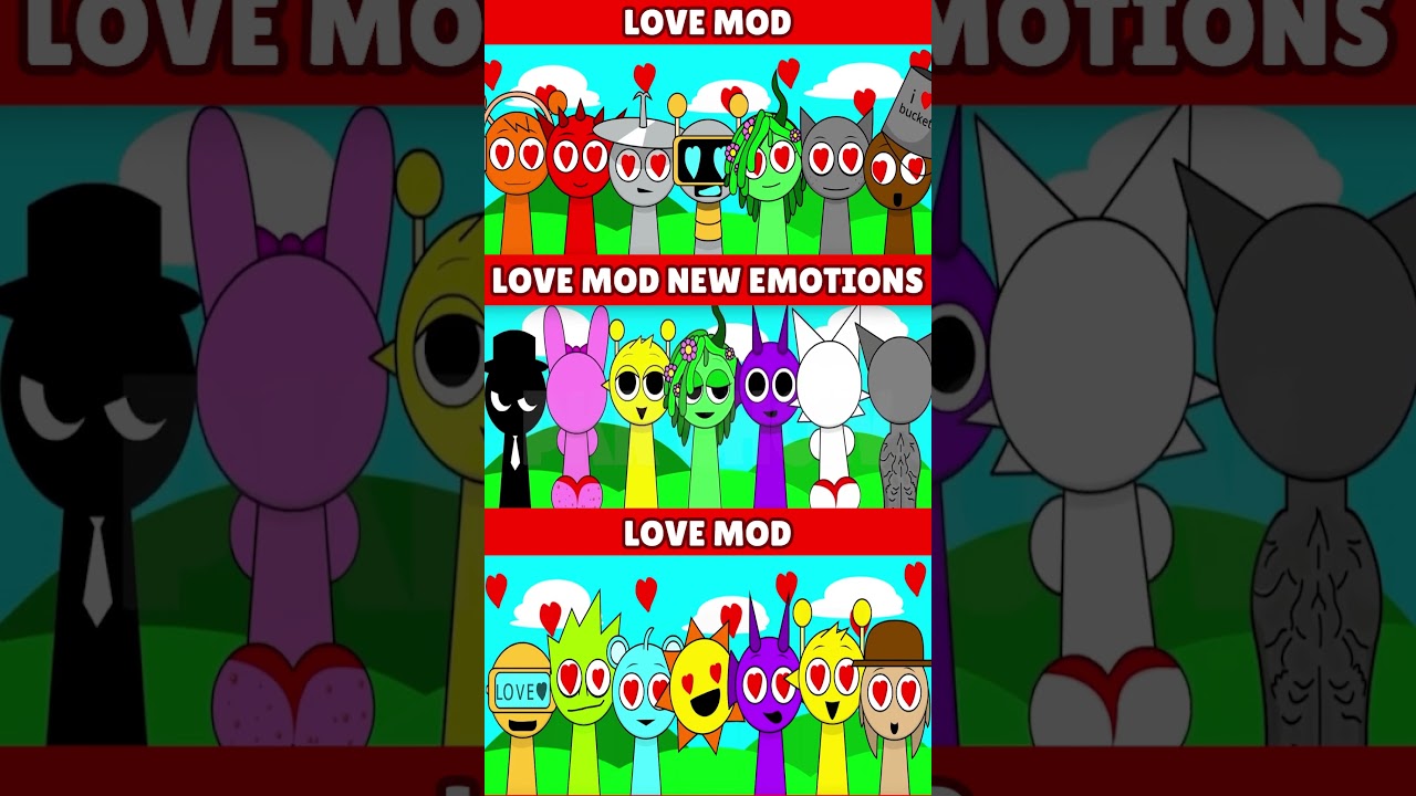 Incredibox Sprunki Love Mod VS New Emotions *MIX VERSION*
