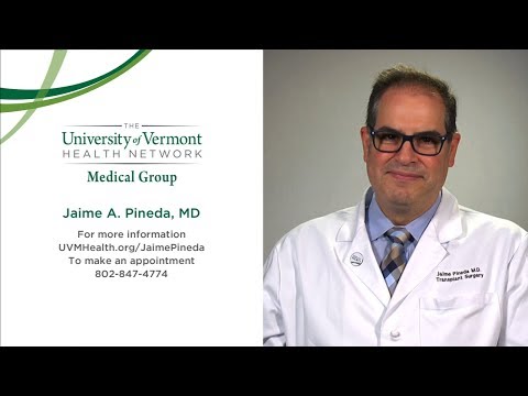 Jaime A. Pineda, MD, Transplant Surgeon, Burlington, VT, UVM Medical Center