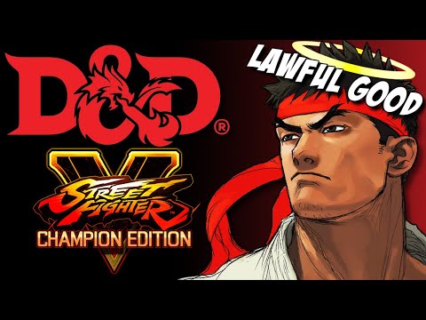 D&D alignments for Street Fighter 5's characters