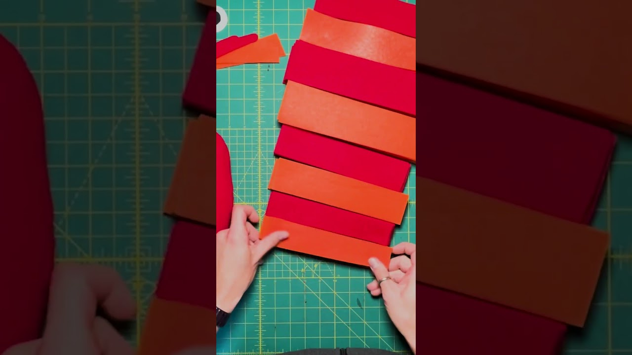 Making the Felt Chain Snake 🐍 #sewing #shorts #diy #plushies