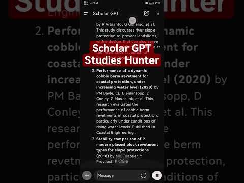 Scholar GPT Studies Hunter #rhcengineering #chatgpt #shorts #fyp