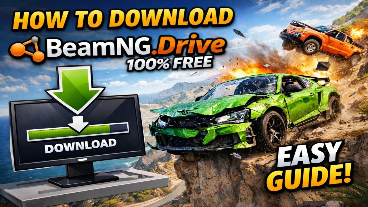 How to Download BeamNG.Drive on PC | 100% Free | BeamNG.Drive