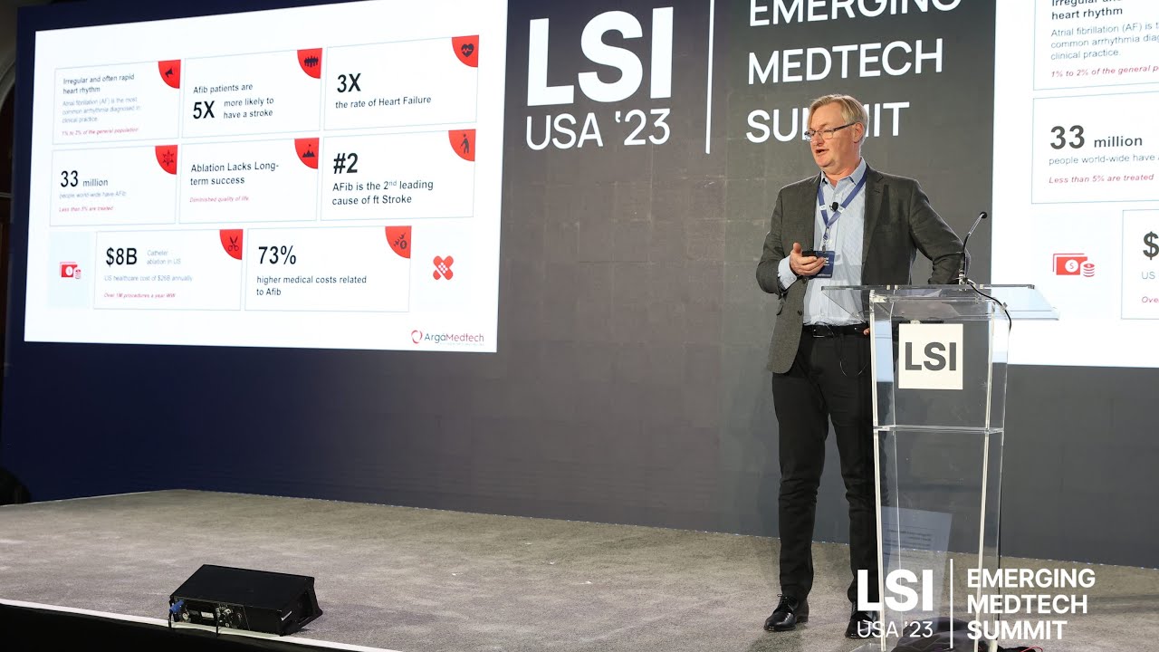 David Neale Presents Argá Medtech at LSI USA '23 - Life Science ...