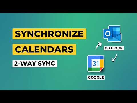 How to Sync Outlook Calendar with Google Calendar | 2-Way Synchronization