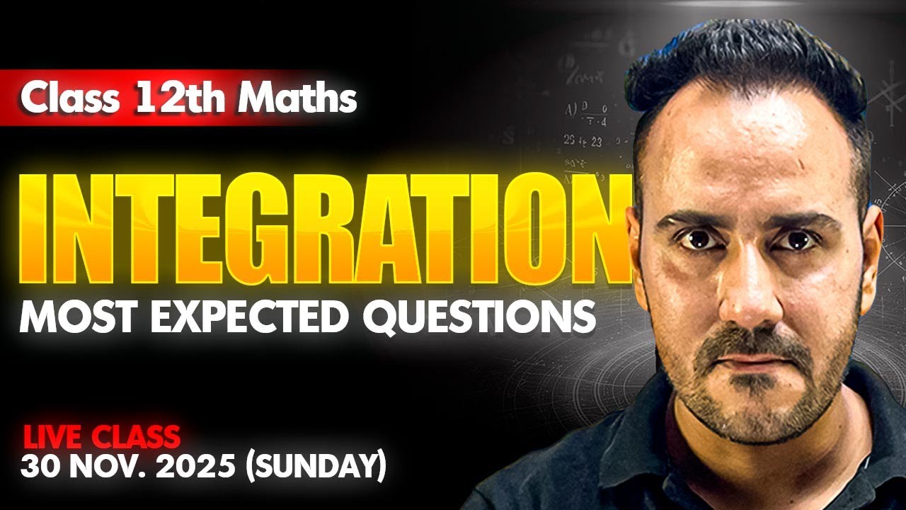 Integration - Most Expected Questions 🔥 | Class 12 Maths | Ushank Sir