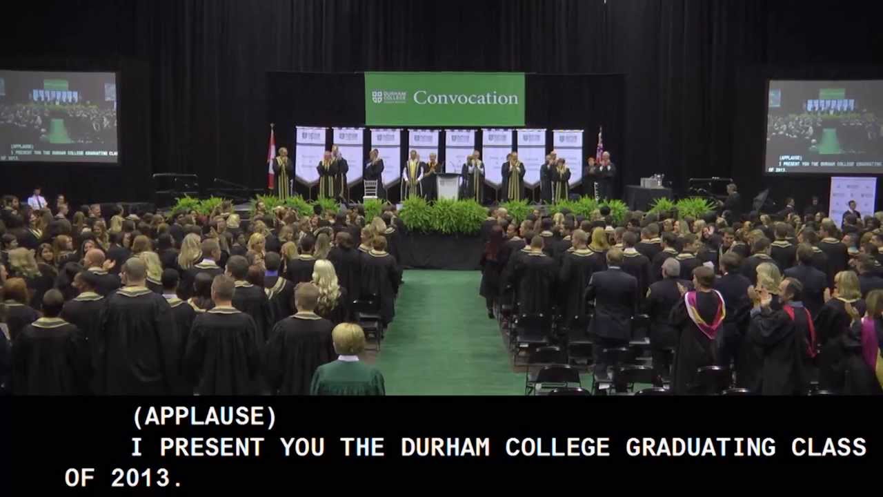 Fall convocation 2013 - Durham College