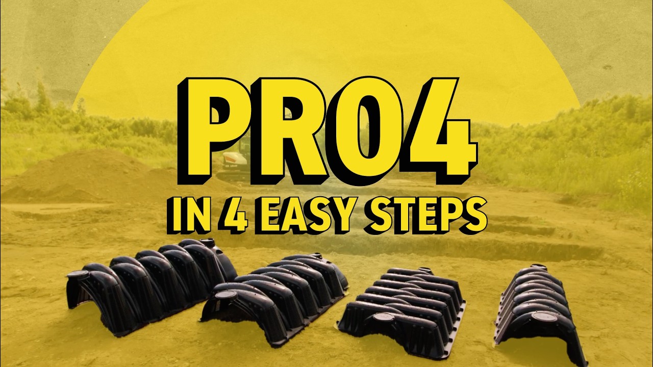 Pro4 septic chambers have a new coupler, making installs even easier.