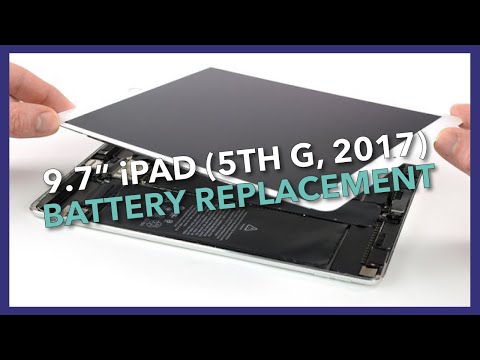 Fifth Generation iPad Battery Replacement | Step by step!