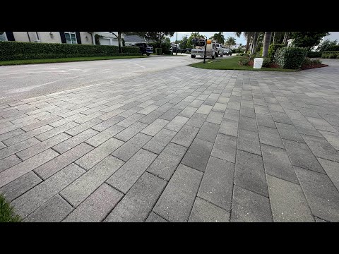 Driveway Coating done in Boca Raton FL with Trident CAT 5 Sealer!!