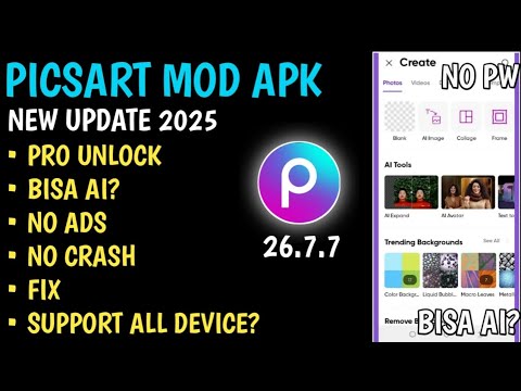 Picsart premium apk terbaru 2025 | Picsart mod tidak bisa ai