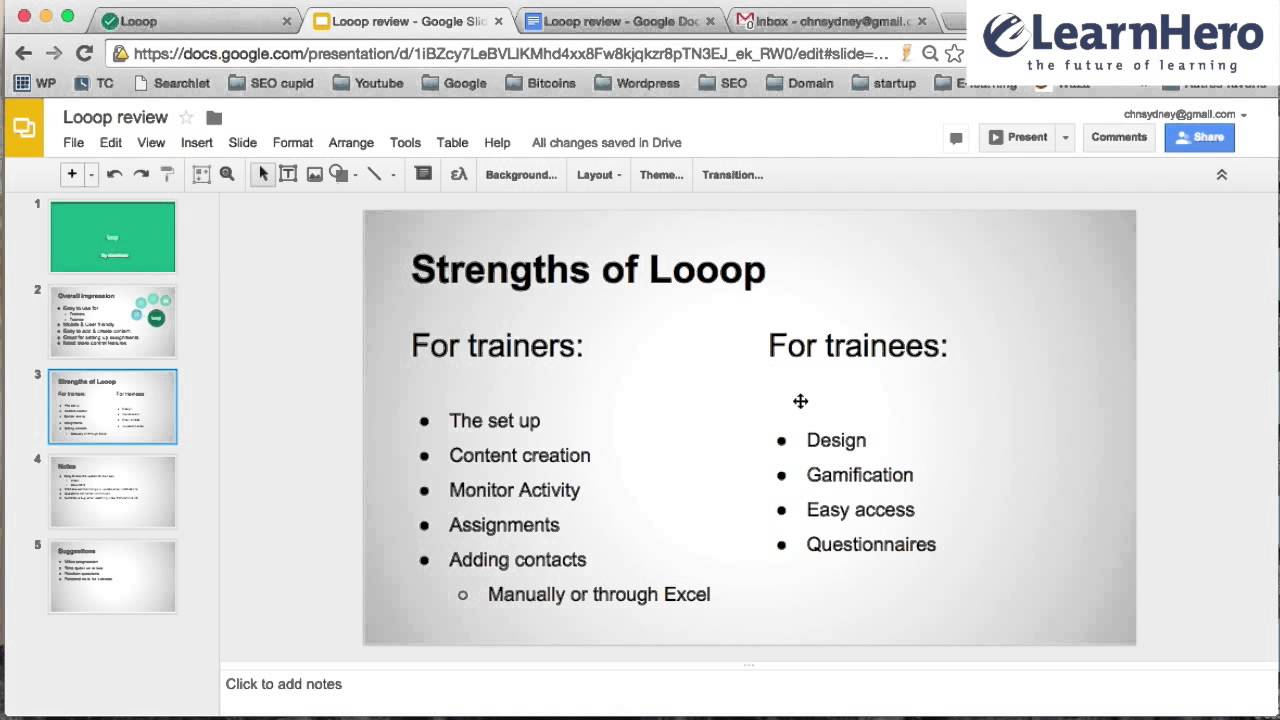 Review Looop: Online learning management system LMS