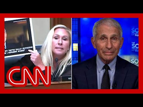 Dr. Fauci responds to 'unusual' comments from Marjorie Taylor Greene in Covid hearing