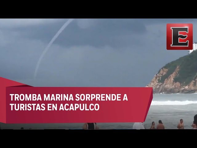 Tromba marina provoca asombro en Veracruz | Excélsior