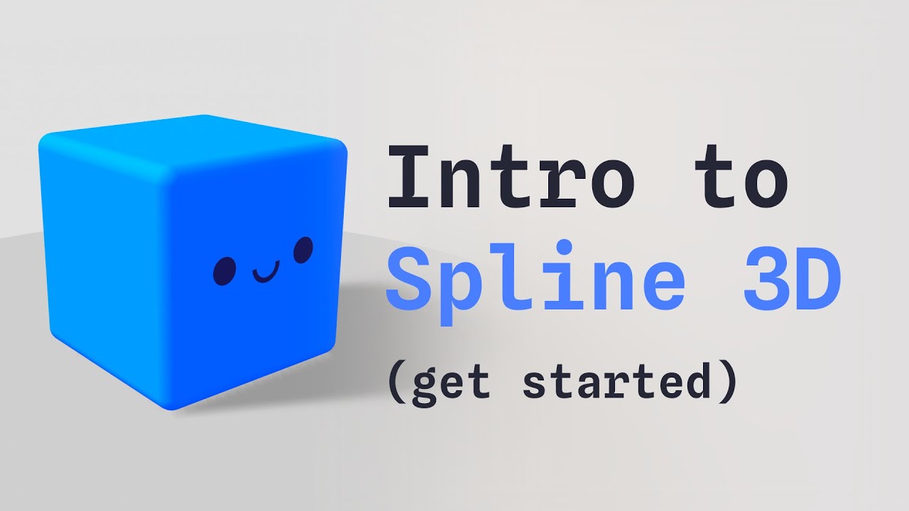 New to Spline? Watch This First! An Introduction to Spline 3D | Beginners Tutorial